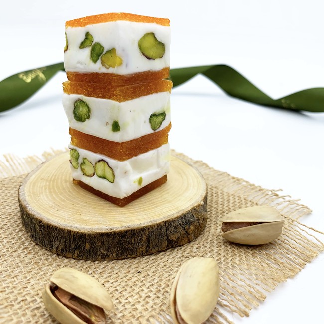 Mini Pistachio Nougat with Apricot - Baaji's
