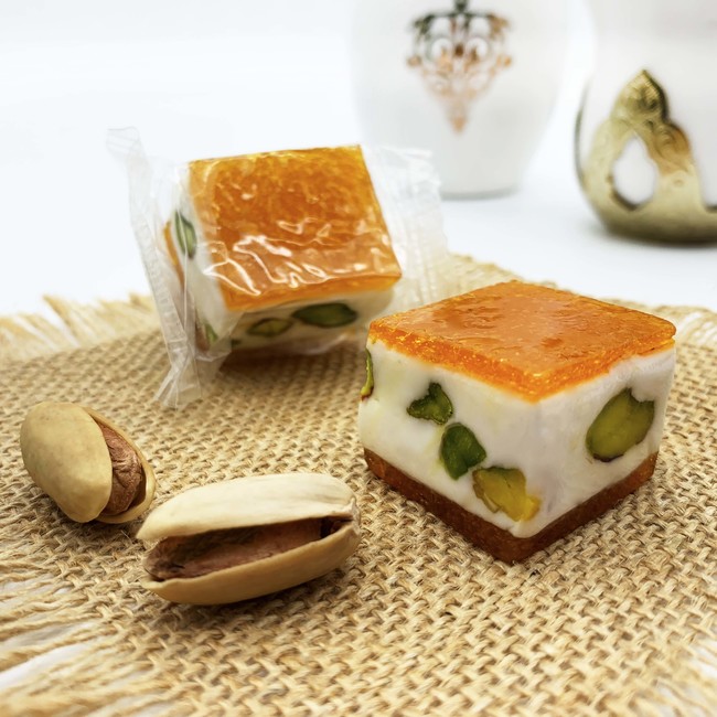 Mini Pistachio Nougat with Apricot - Baaji's